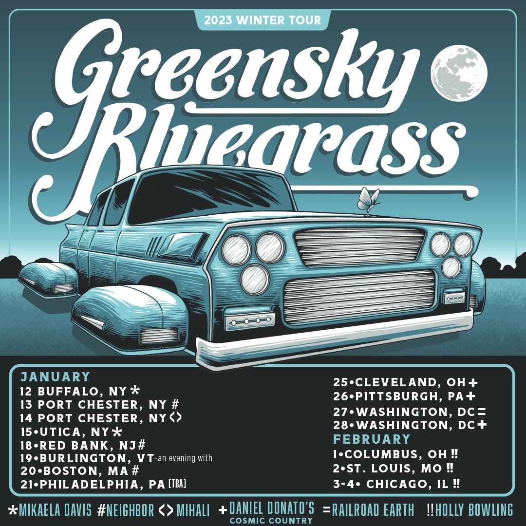 Greensky Bluegrass Announce Winter Tour 2023 LineUp - Country Music On Tour