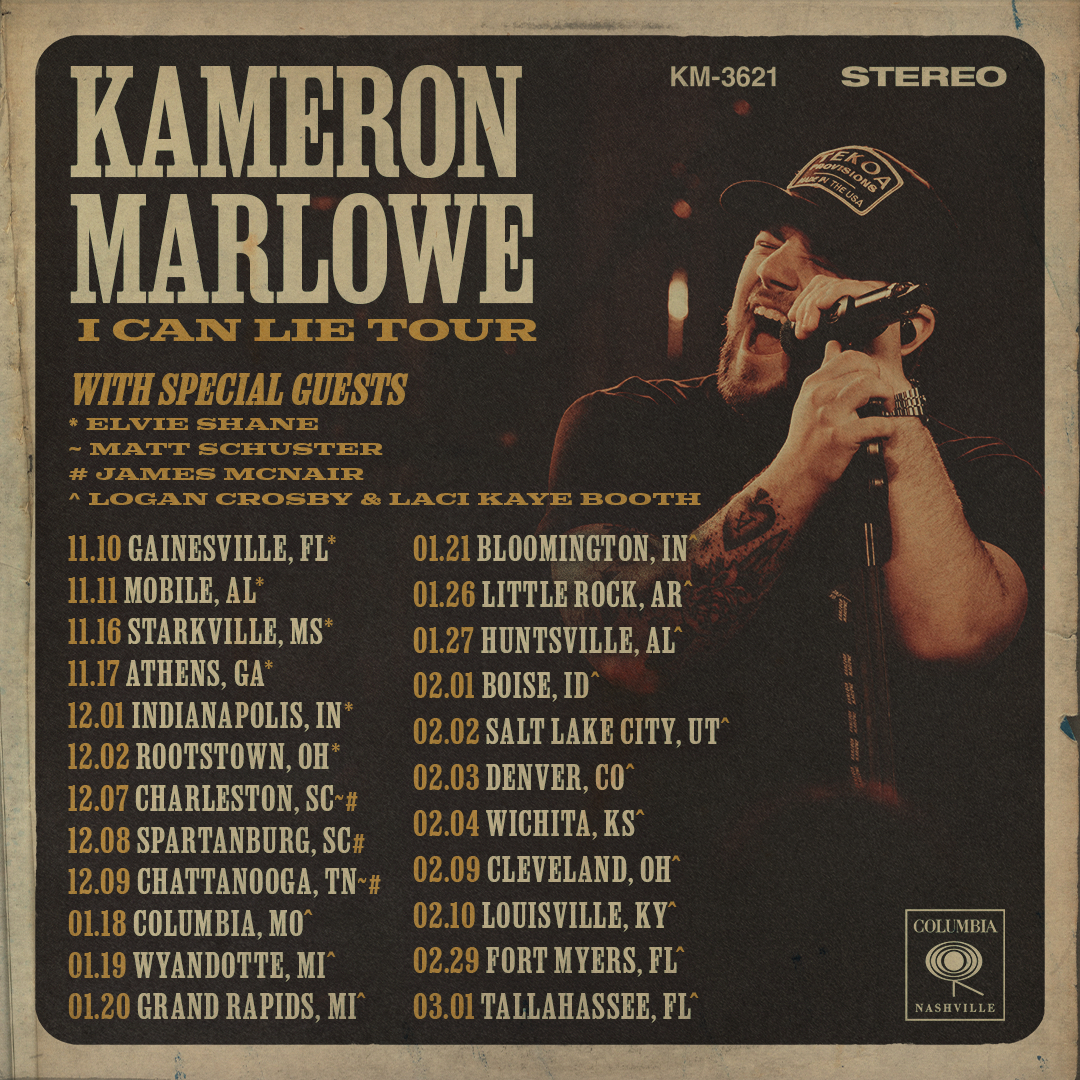 Kameron Marlowe Expands "I Can Lie" Tour - Country Music On Tour